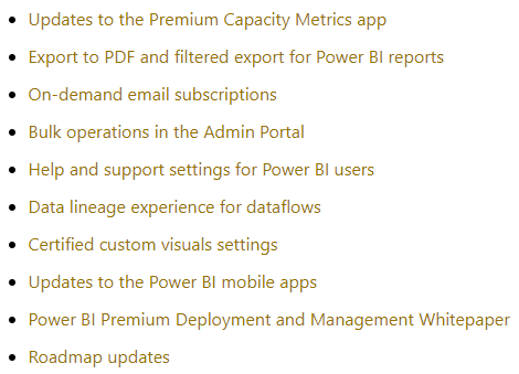 Power BI RoundUp – Service & Mobile update for Feb 2019 | On-Premise ...